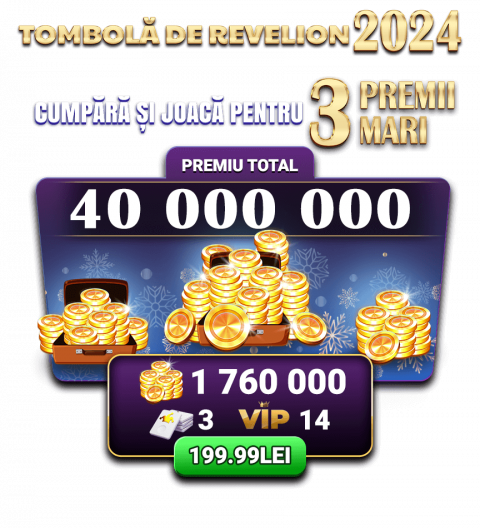 Tombolă de Revelion 2024 - VIP Remi